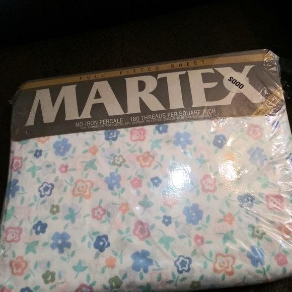 Martex | Bedding | Vintage Martex Percale Full Size Fitted Sheet No ...
